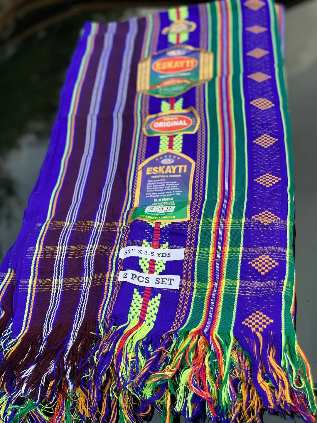 New Blue Akwaeta Fabric/ Cotten Print/hand Made Cotton Akwaeti - Etsy