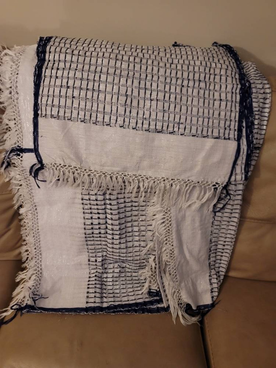 Hand Woven Cotton Akwa Ocha Fabric - Nigerian Delta Fabric, 3pcs - Etsy