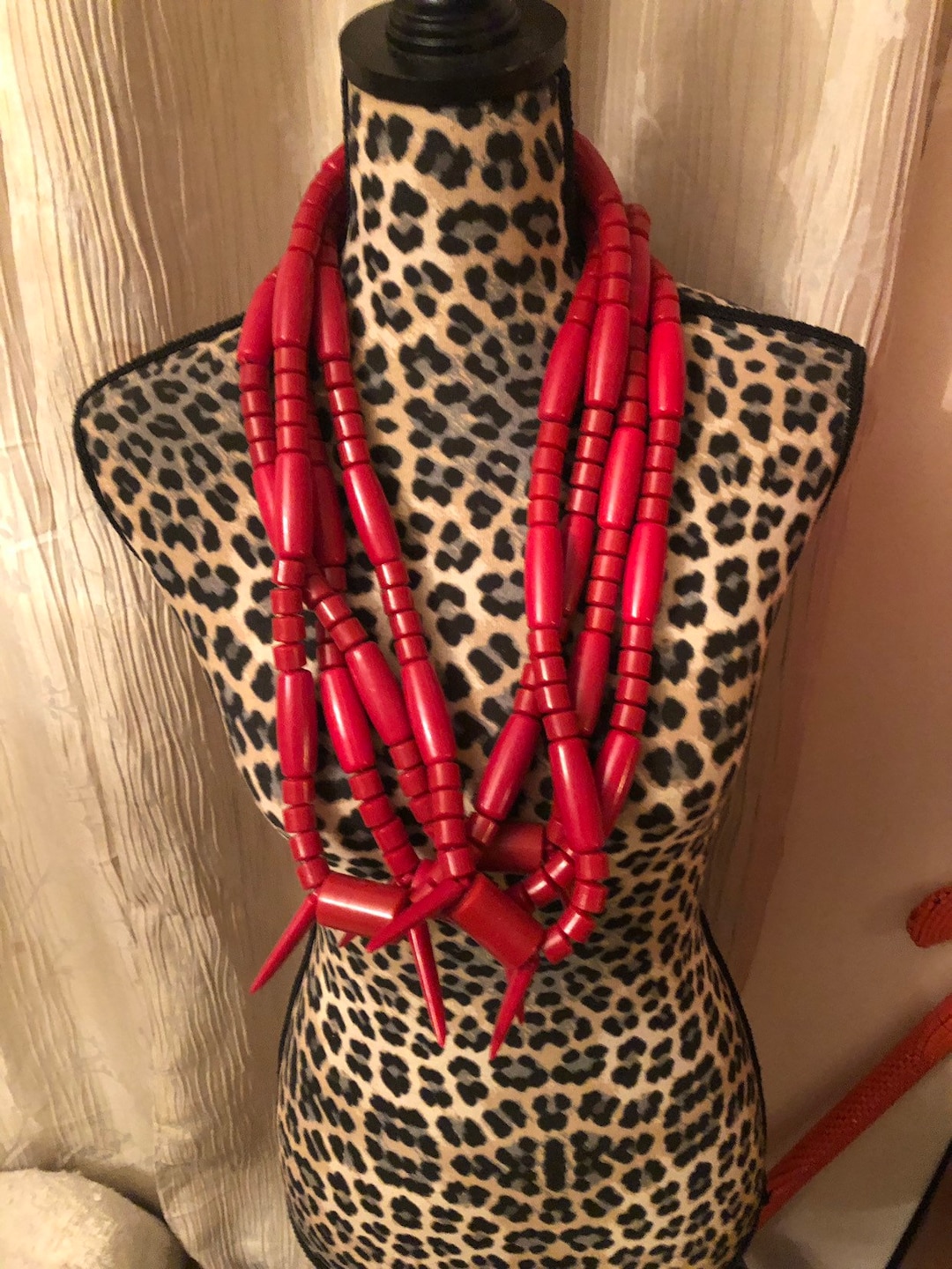 Red Traditional Bead/traditional Wedding Bead/ Sold per Piece /unisex ...