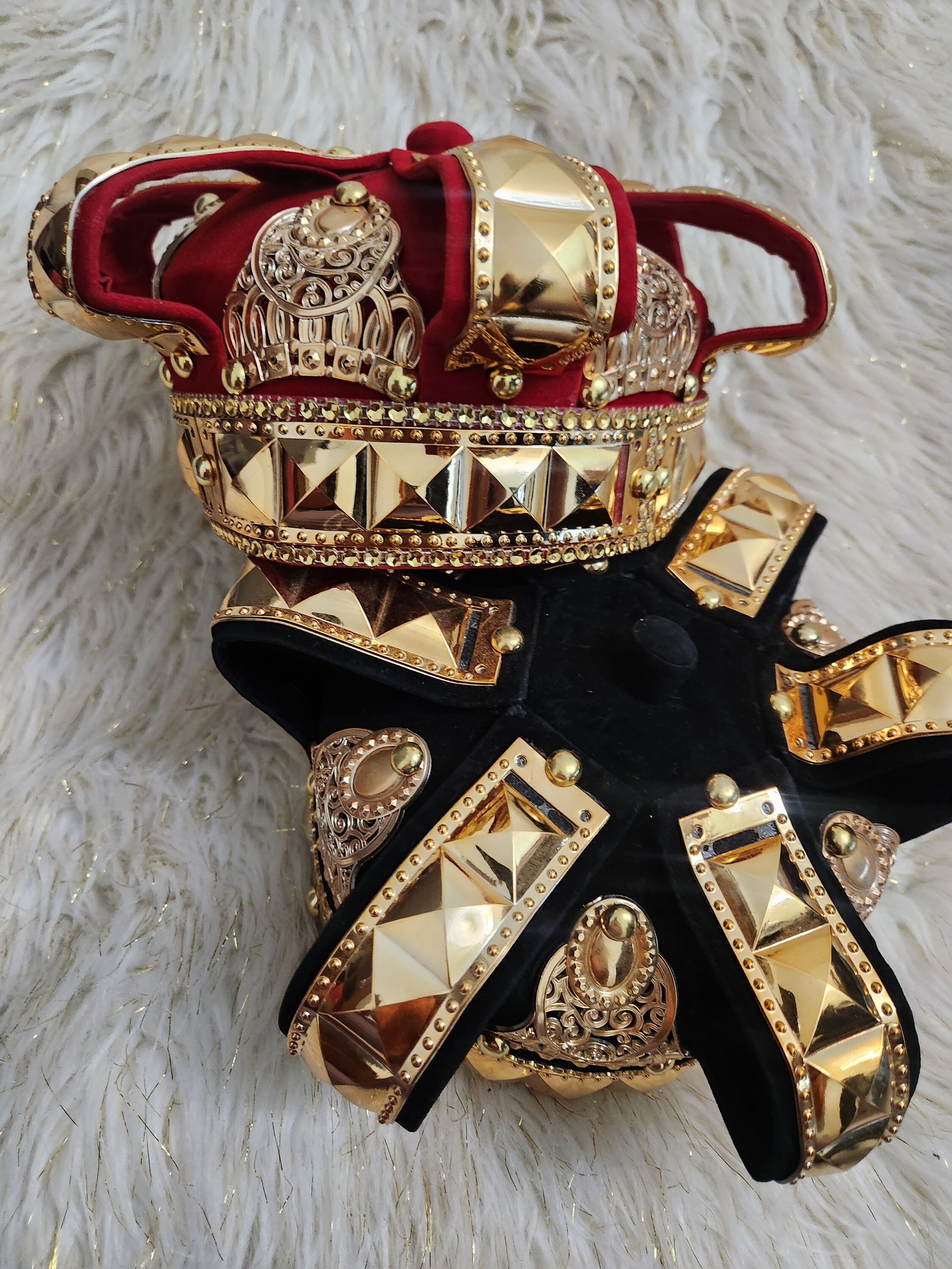 Handmade Gold Embellished Royalty Hat, Igbo Mens Hat (24 Inch) - Etsy