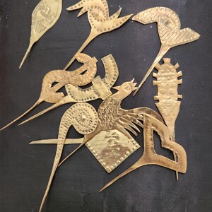 New Edo Bridal Hair Pins/hair Pins/bridal Hair Accessories/benin Bridal ...