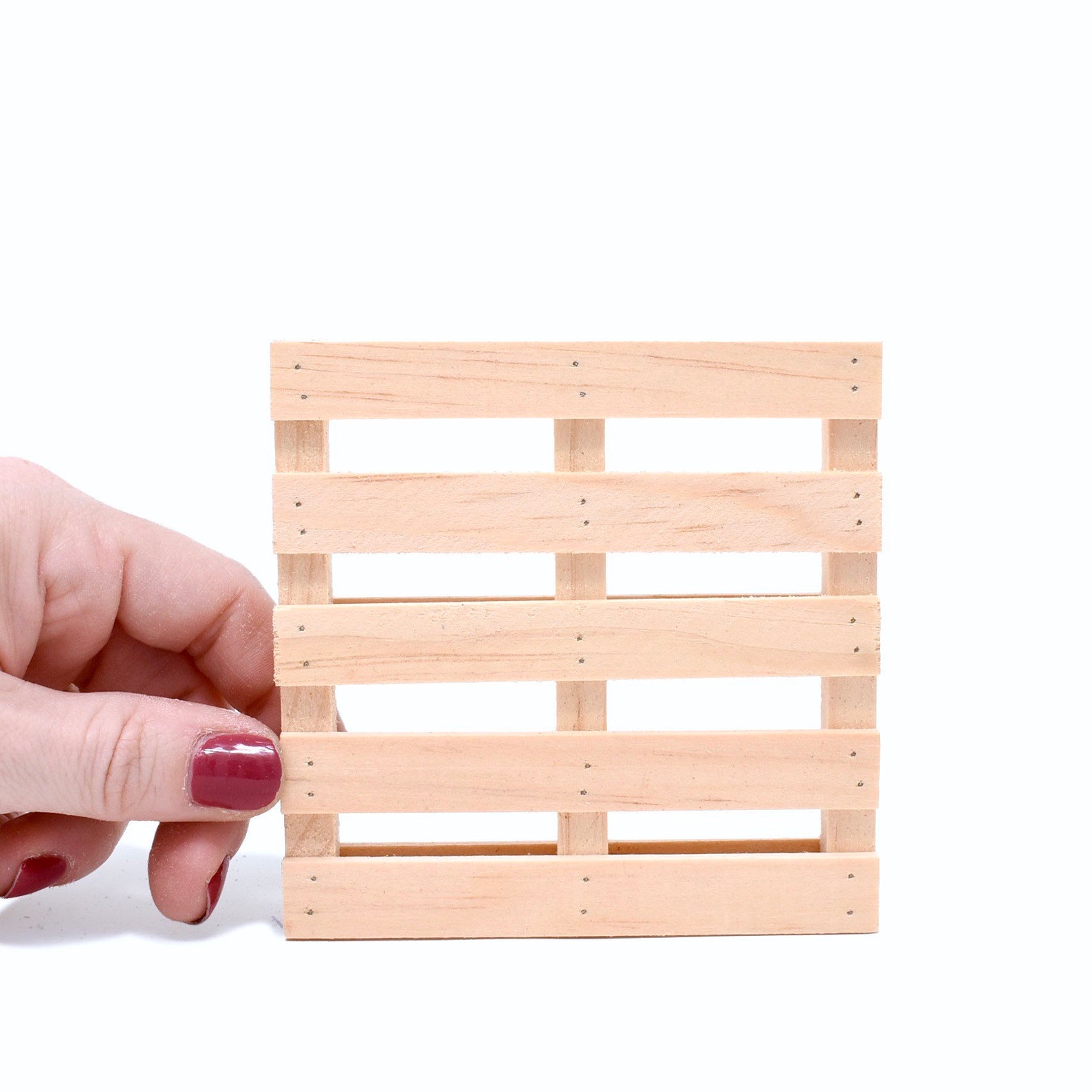 Mini Pine Pallet Coasters 5pk Miniature Woodworking Gift - Etsy