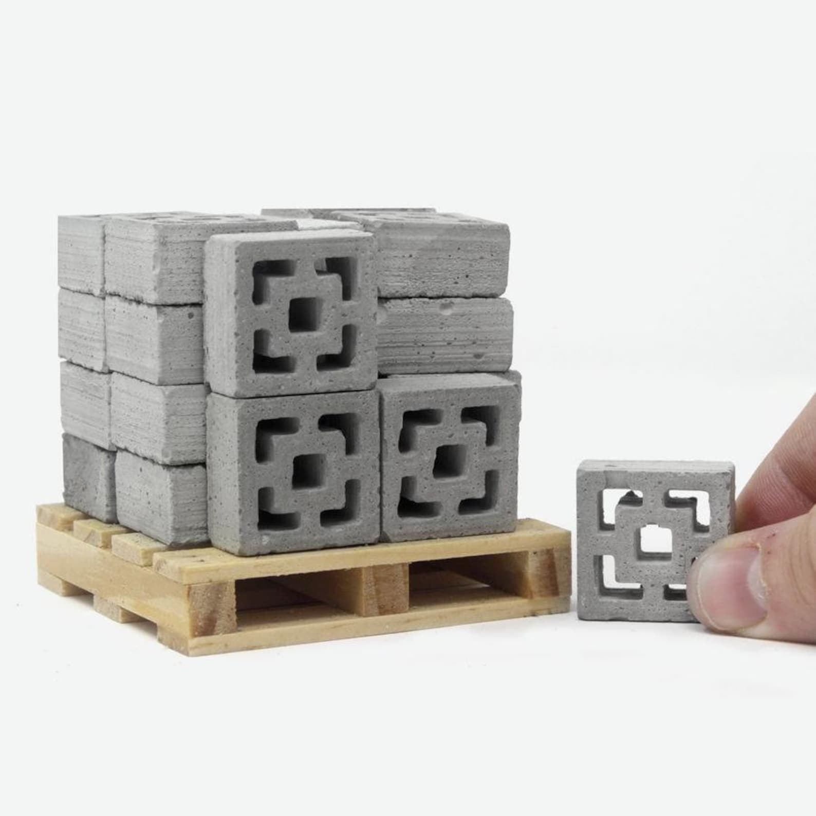 1:12 Scale Vista Vue Breeze Block Pallet 24pk Mini Mid | Etsy