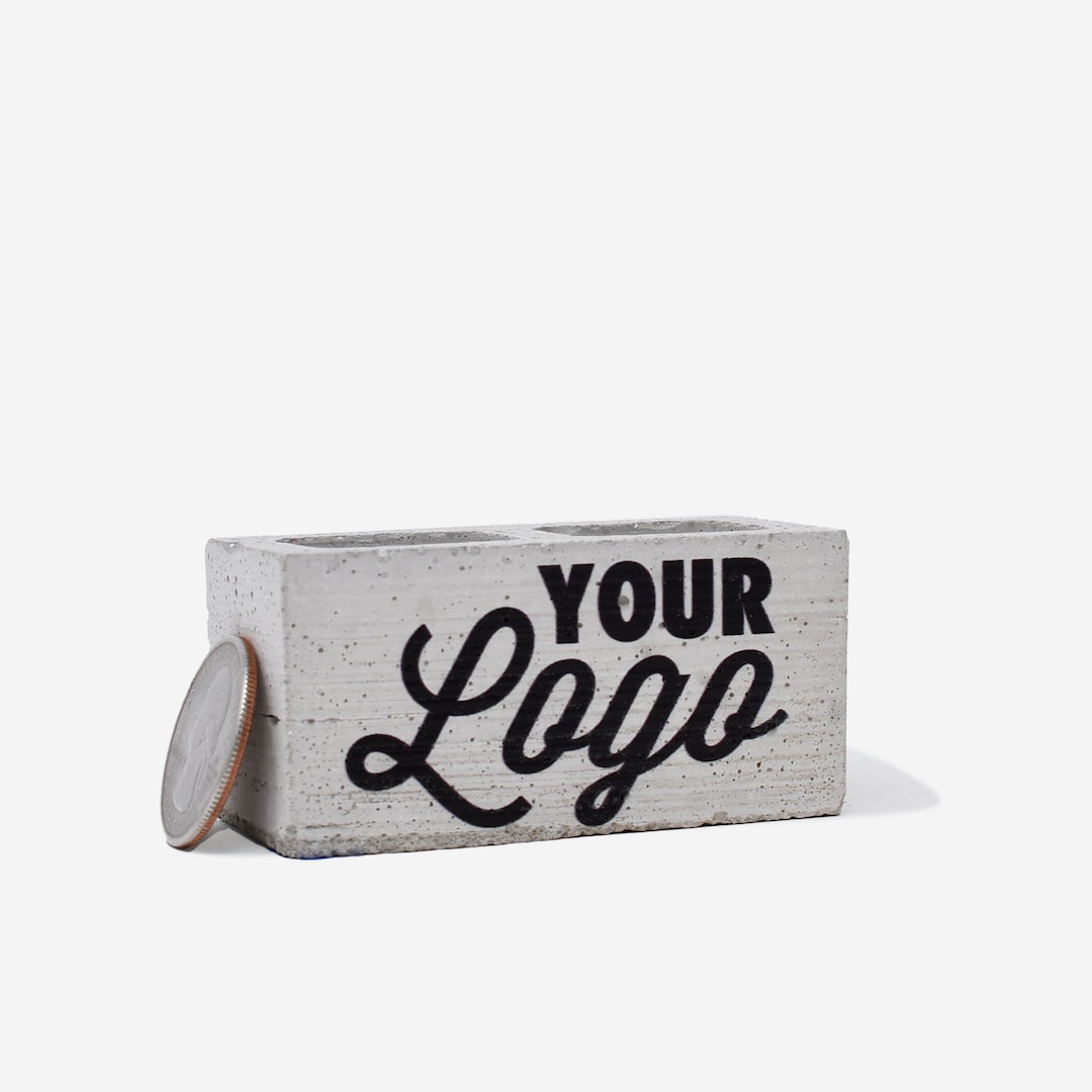 Custom Printed // 4 Units - 1:6 Scale Mini Concrete Blocks // Single ...