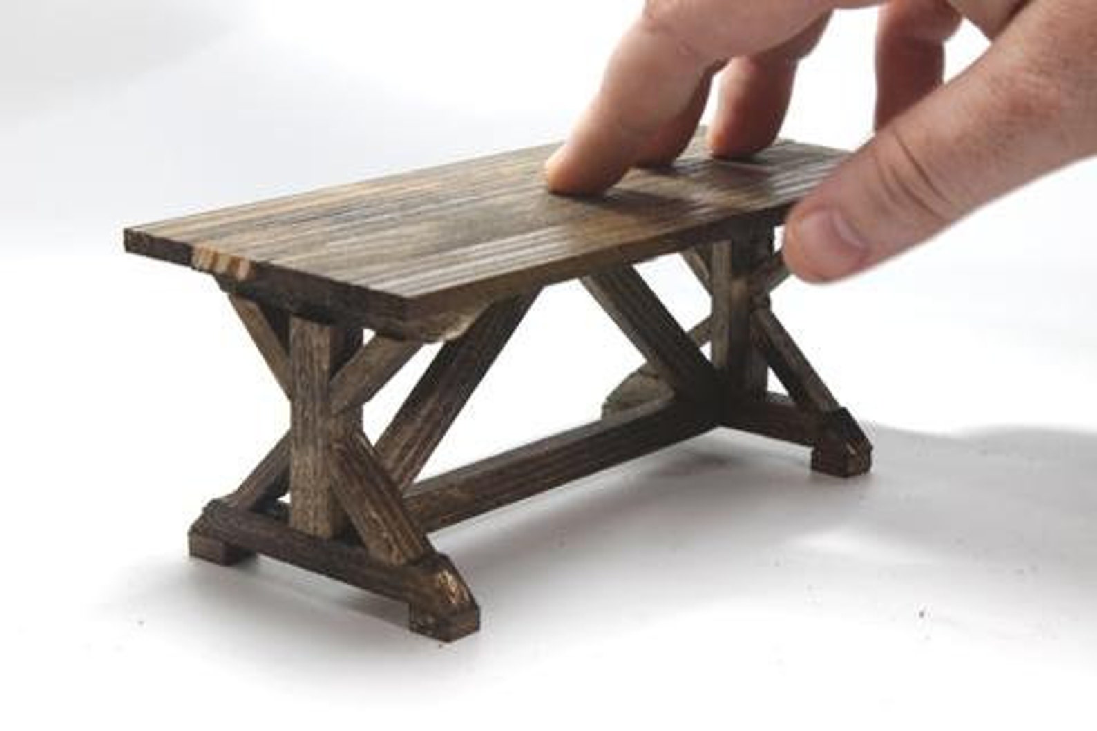 1:12 Scale Lumber 4x4 dozen Miniature Woodworking Gift for Men Gift for ...