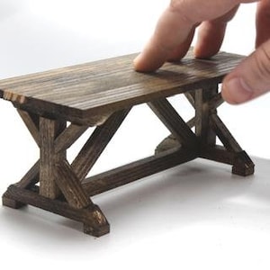 1:12 Scale Lumber - 4x4 (dozen) | Miniature Woodworking | Gift for Men ...