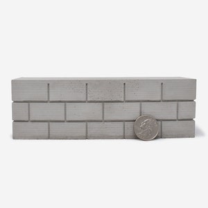 1:12 Scale Mini Concrete Block Wall - Etsy