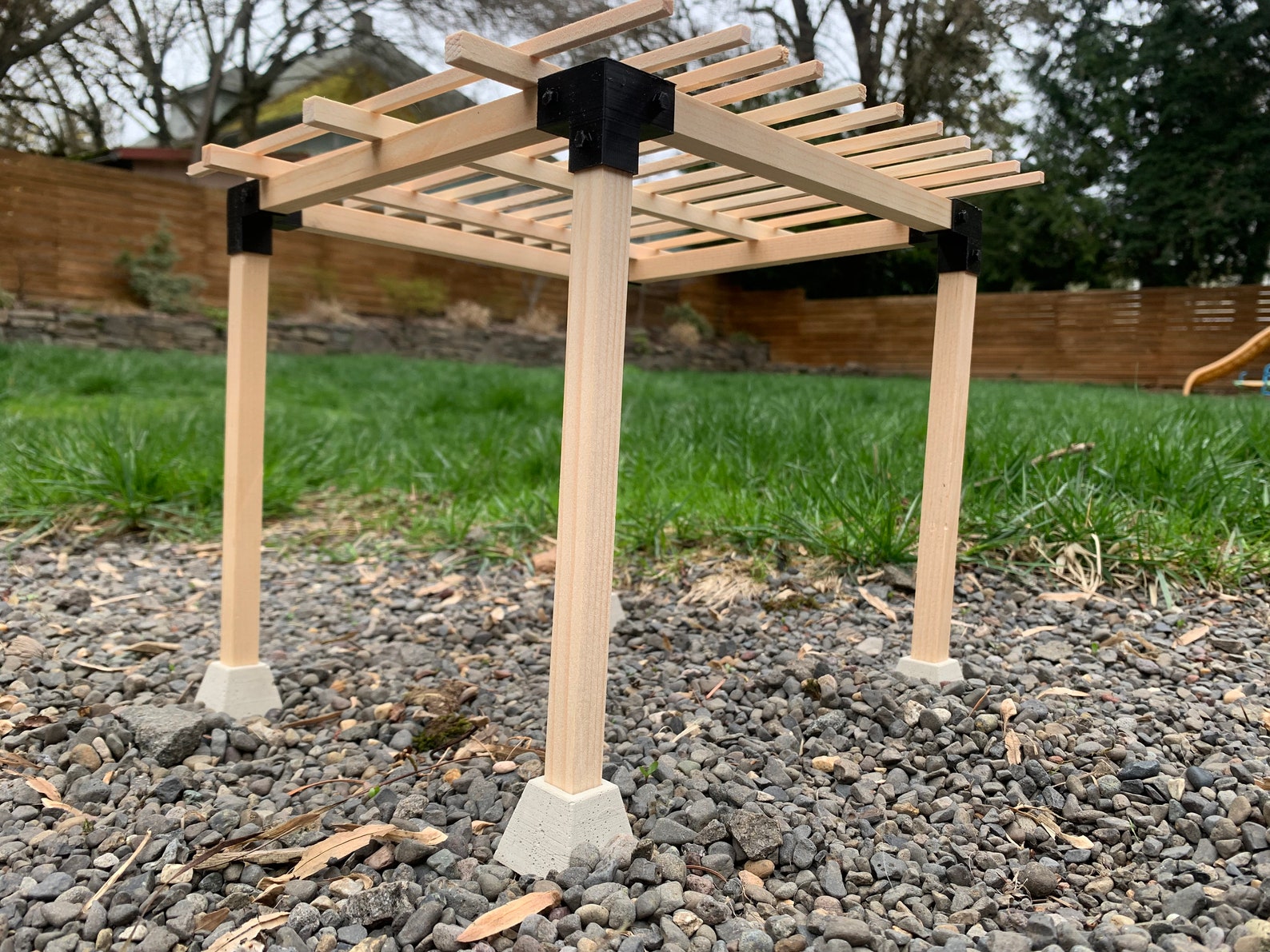 Modern Pergola Kit 1:12 Scale - Etsy