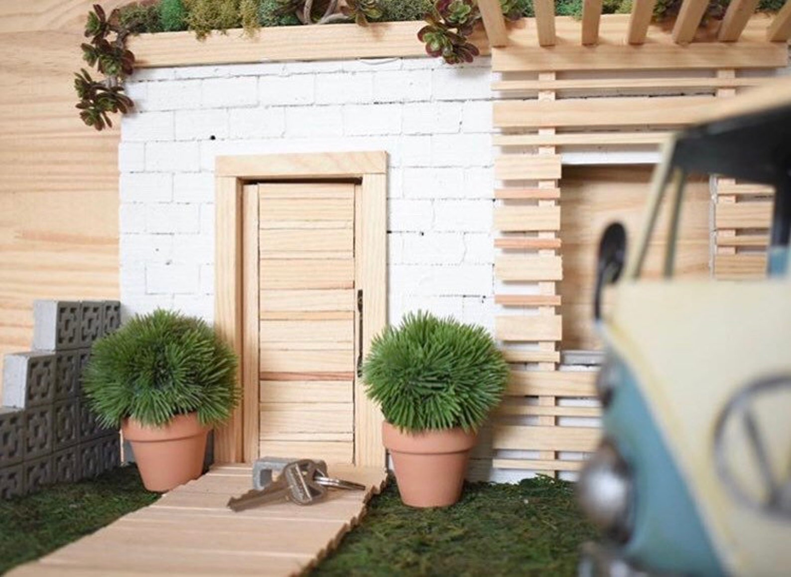 1:12 Scale Lumber 4x4 dozen Miniature Woodworking Gift for Men Gift for ...