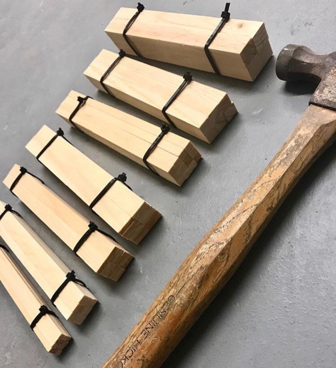 1:12 Scale Lumber 2x2 dozen Miniature Woodworking Gift - Etsy