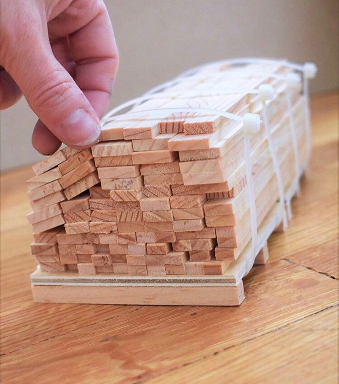 1:12 Scale Lumber - 2x8 (dozen) | Miniature Woodworking | Gift for Men ...