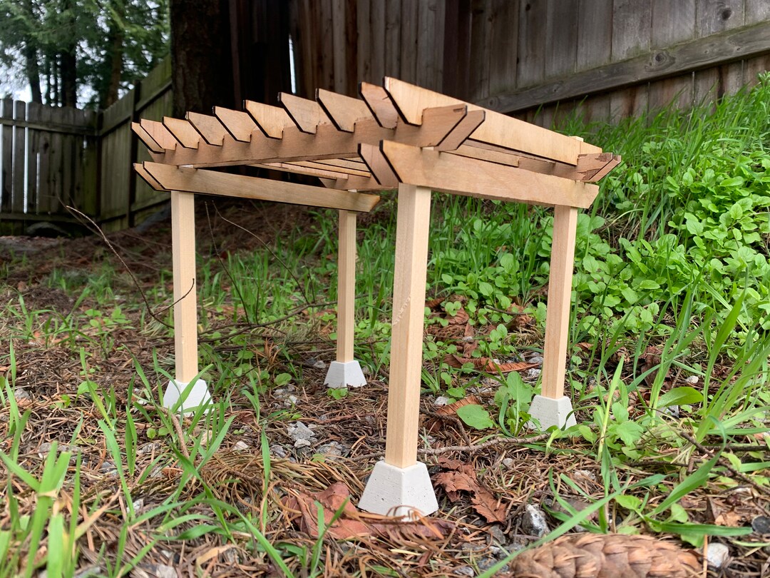 Classic Pergola Kit 1:12 Scale - Etsy