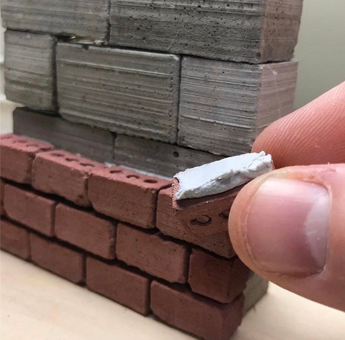 1:12 Scale Red Bricks 50pk 112 Scale Diorama Modern - Etsy