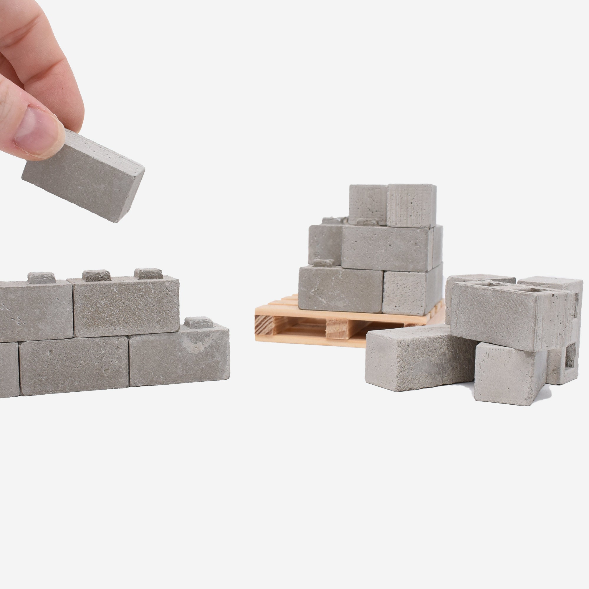 1:12 Scale Construct-a-block Pallet 24pk Miniature Cinder | Etsy