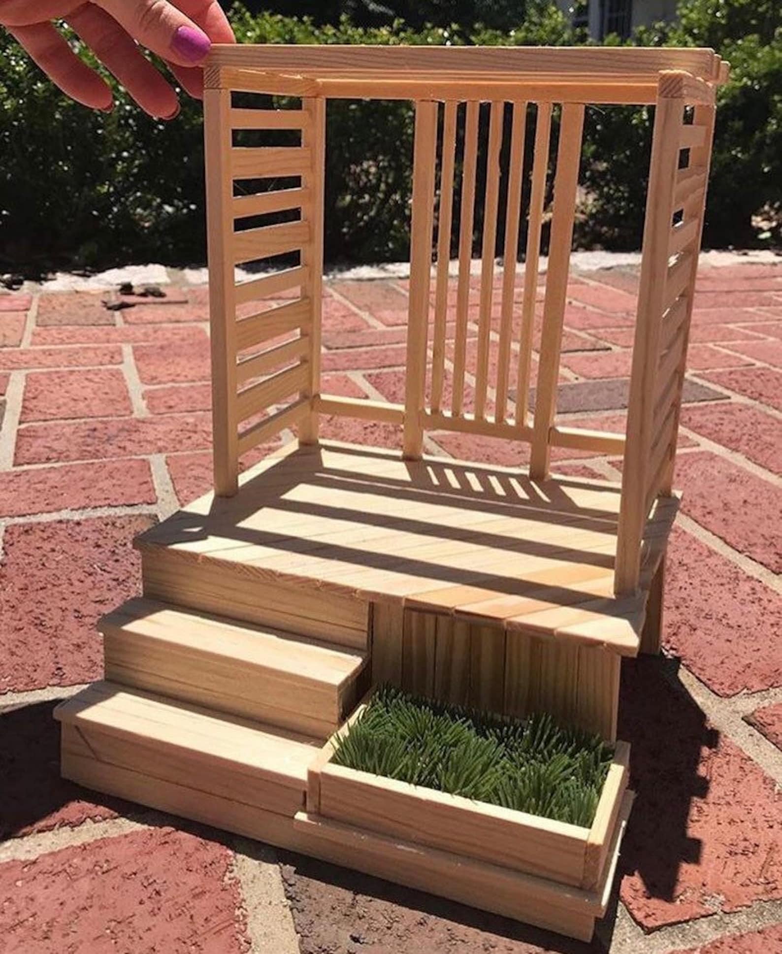 1:12 Scale Lumber 4x4 dozen Miniature Woodworking Gift for Men Gift for ...