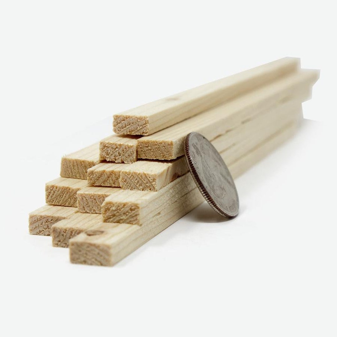 1:12 Scale Lumber - 2x4x12 (dozen) | Miniature Woodworking | Gift for ...