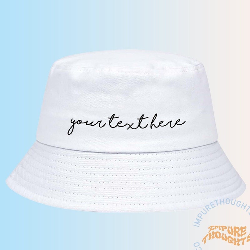 Custom Bucket Hat - Etsy