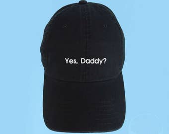 DADDY Dad Hat Embroidered Baseball Black Cap Low Profile Strap | Etsy