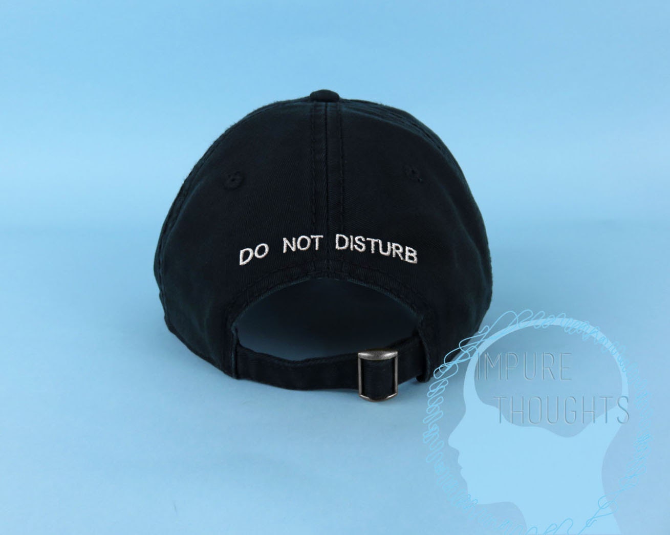 DO NOT DISTURB Dad Hat Embroidered Black Baseball Cap Low - Etsy