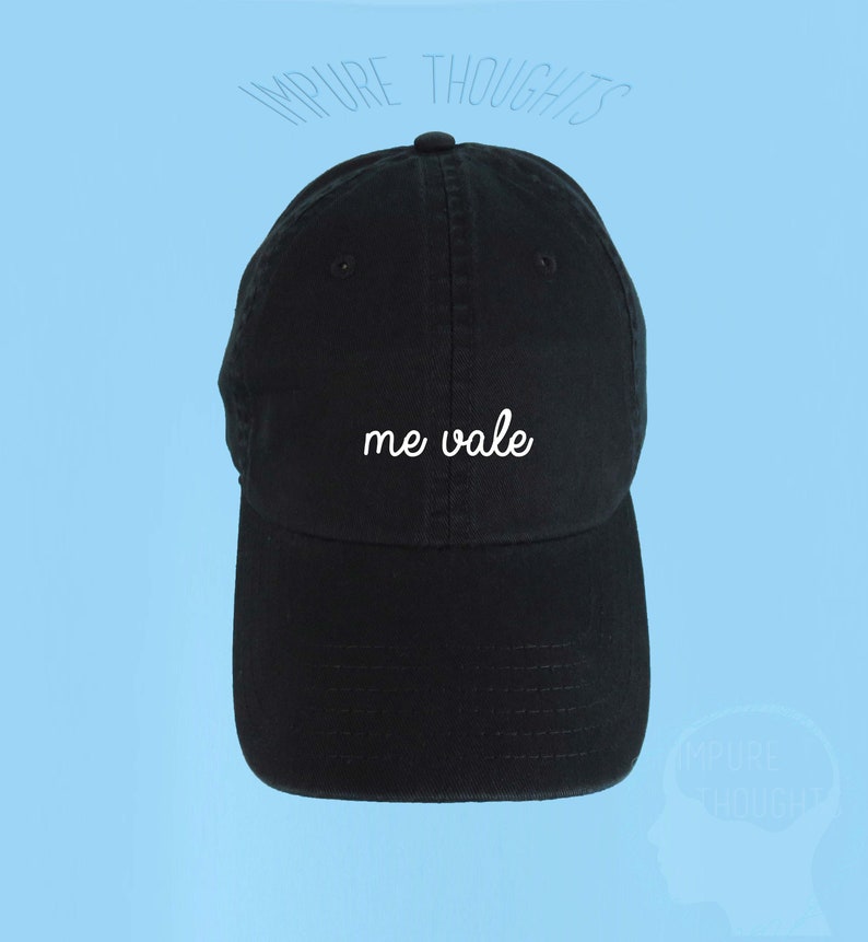 ME VALE Dad Hat Embroidered Baseball Cap Low Profile Custom | Etsy