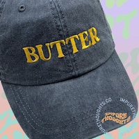 Salted Butter - A Stick of Butter, Butter Hat - Embroidered Dad Hat - Etsy