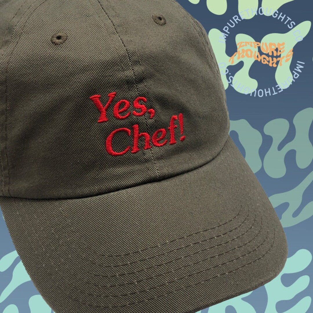 Yes, Chef! Dad Hat Embroidered Baseball Cap Adjustable Strap Unisex ...