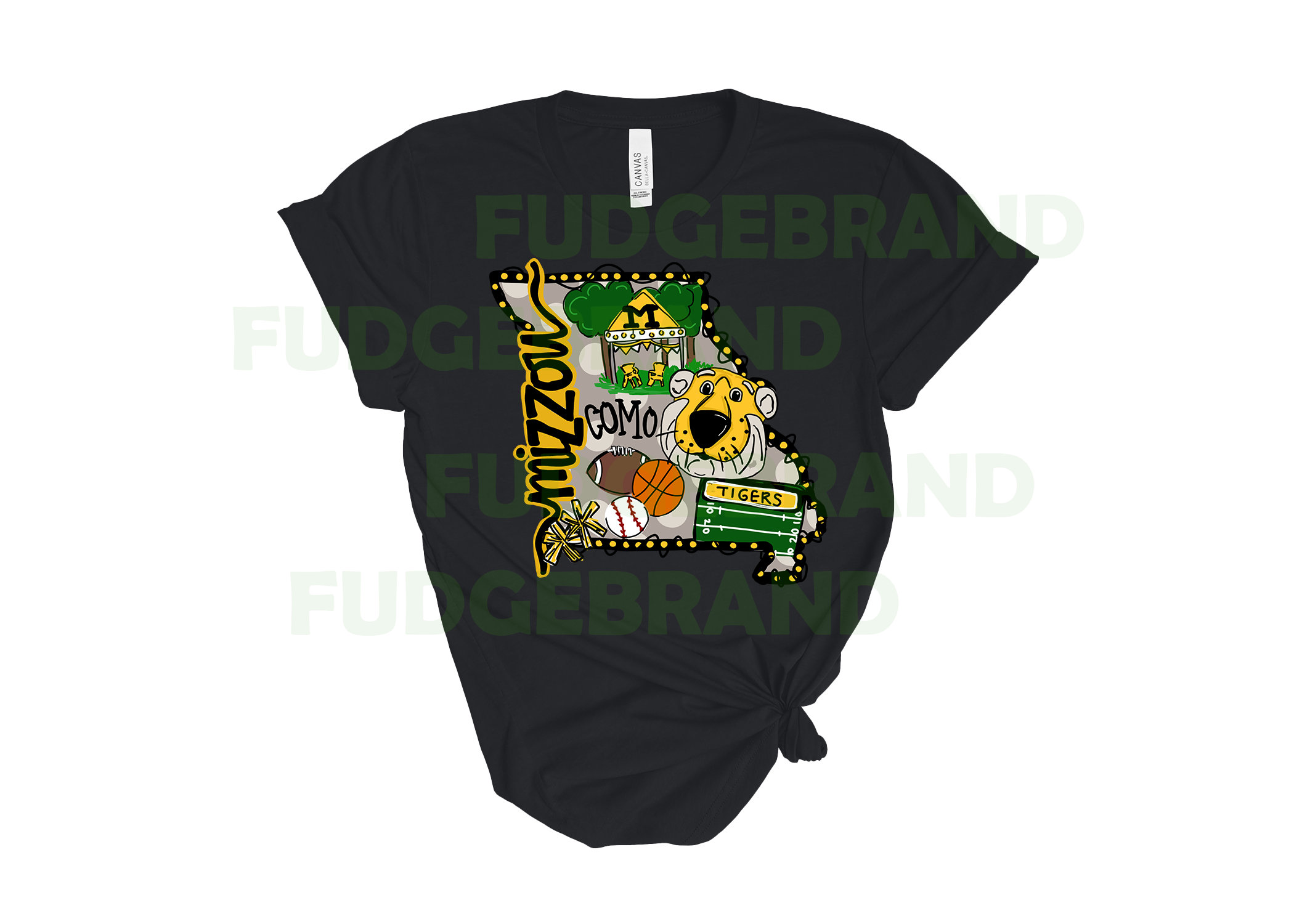 Cartoon Mizzou - Etsy