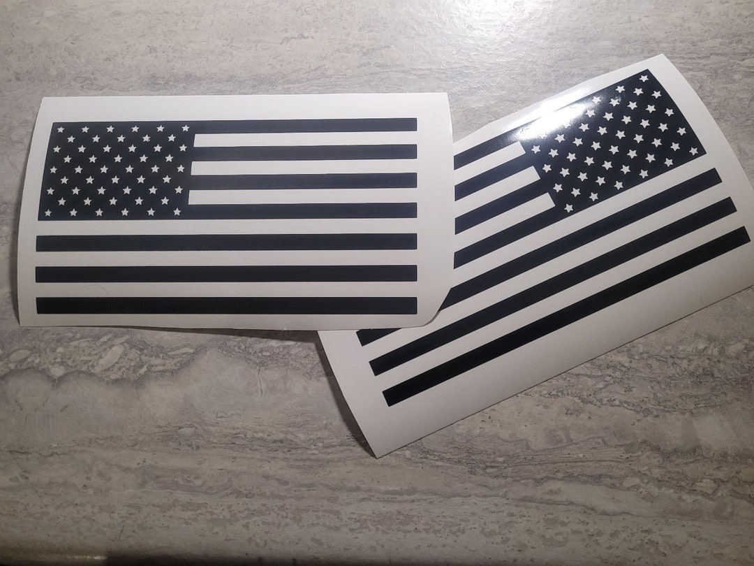 American Flag, Decal, Car Decal, Patriotic, Armed Services, US Flag ...