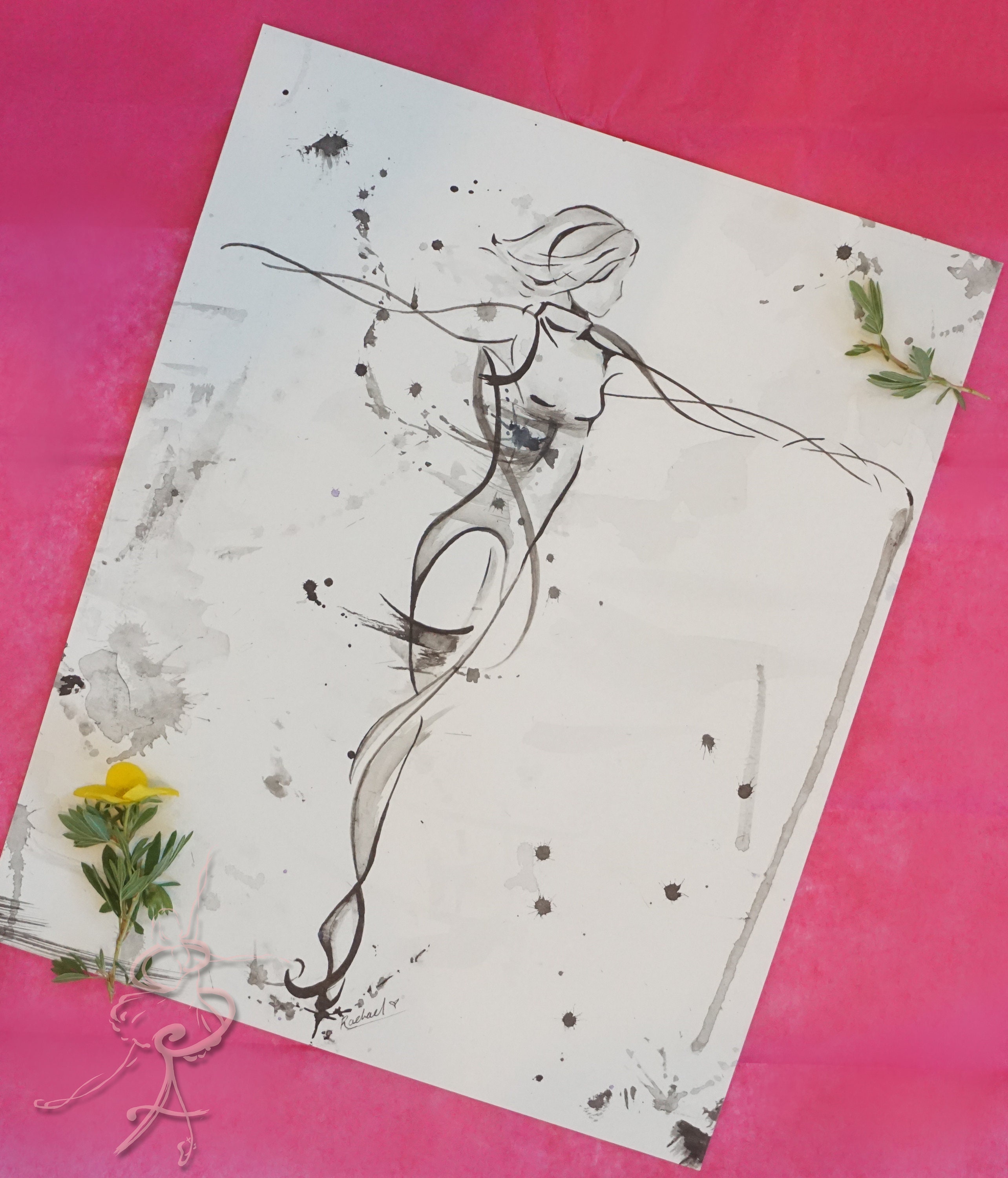 Custom Watercolor Dance Portrait, Original Paintings Based off ...