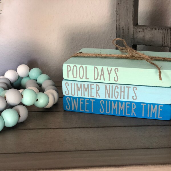 Summer Block Sign - Etsy