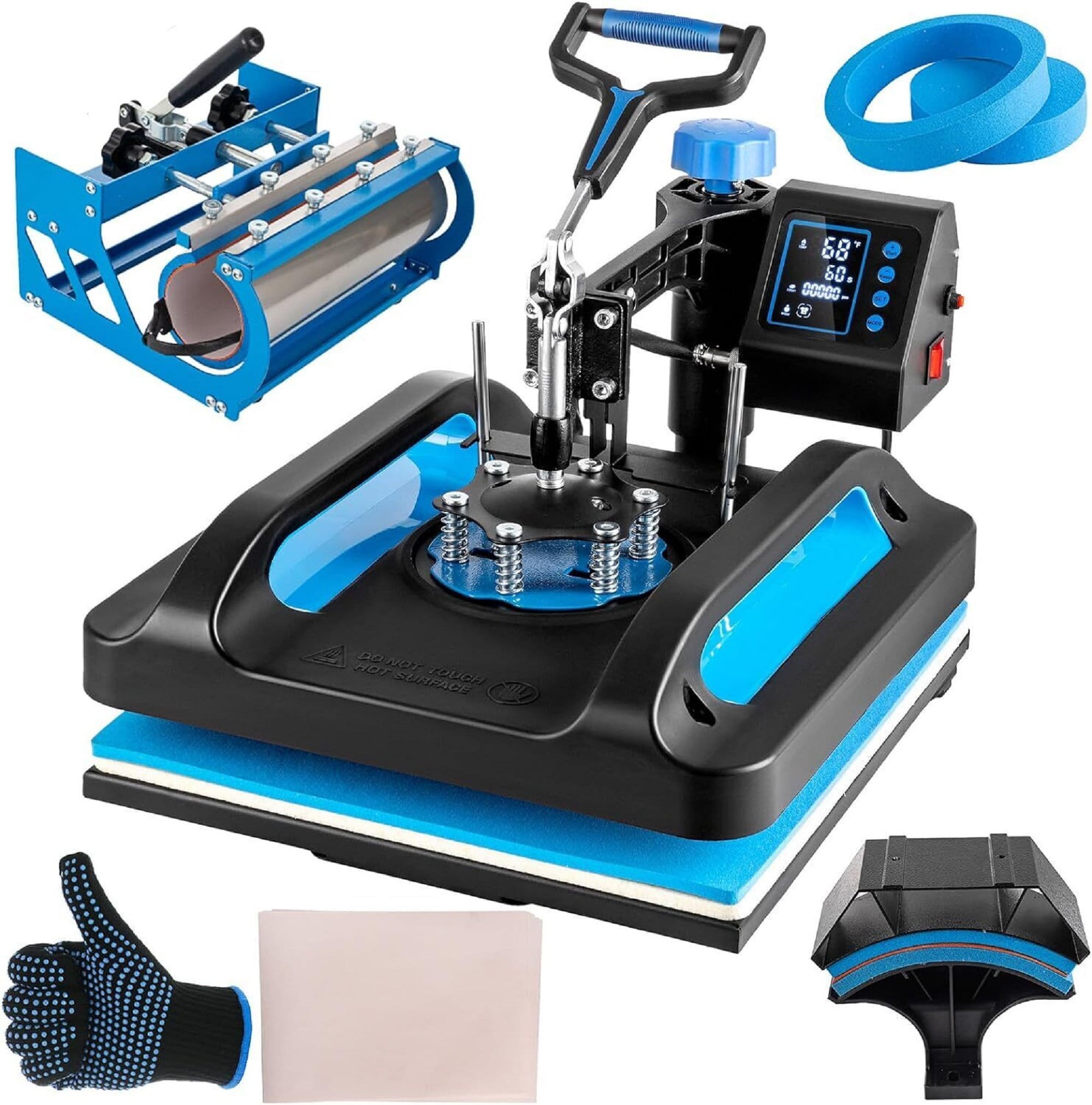 Heat Press & 30oz Tumbler and Attachments Craft Tool Set All in One ...