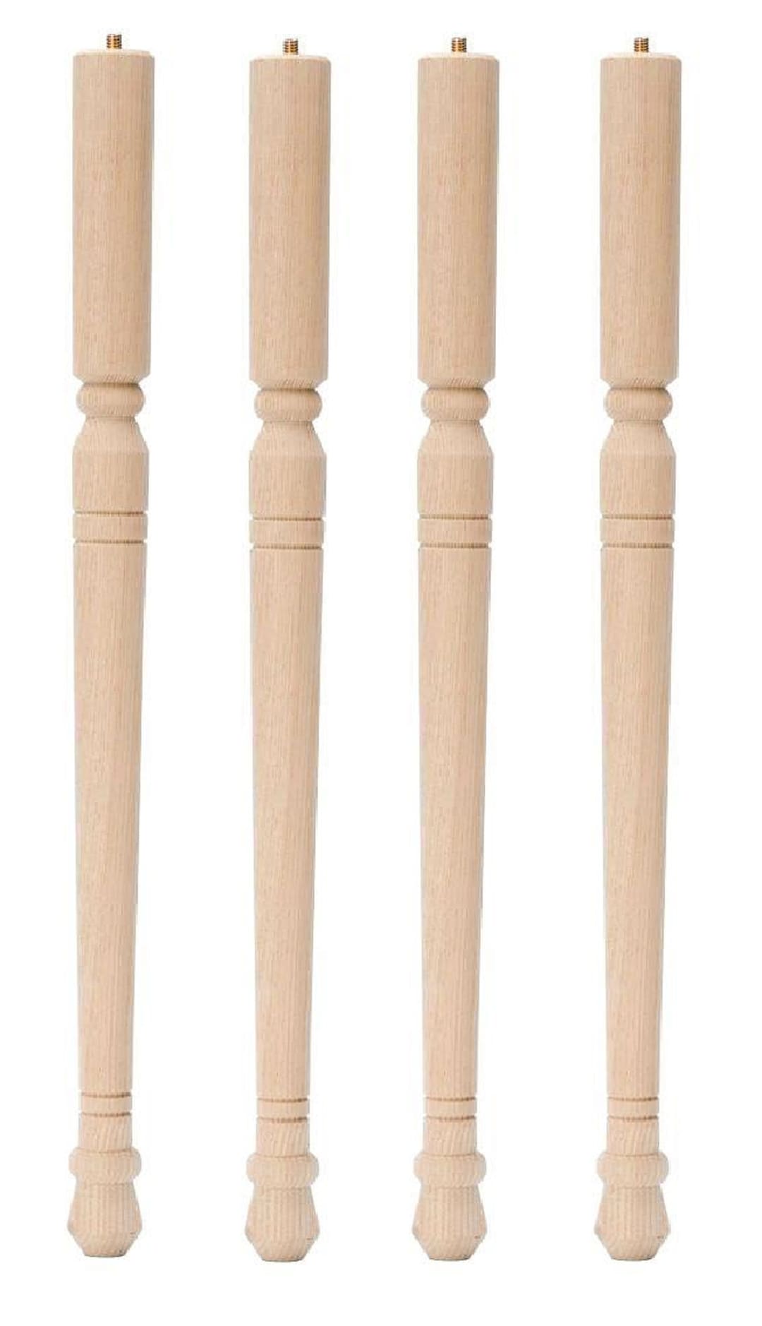 4 Wood 21.75" Table Legs Replacement or for Handmade Furniture Home ...