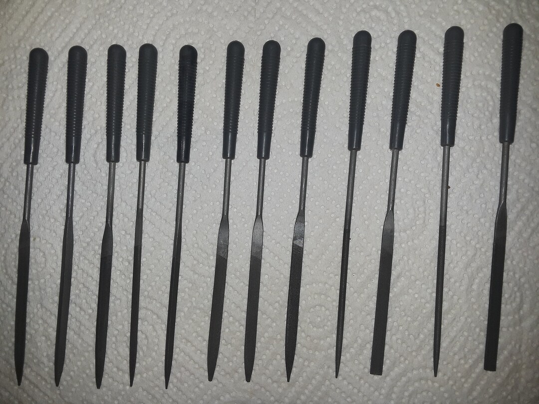 Combo File Set Craft Detail Work Jeweler's File Kit Long Reach Tools ...