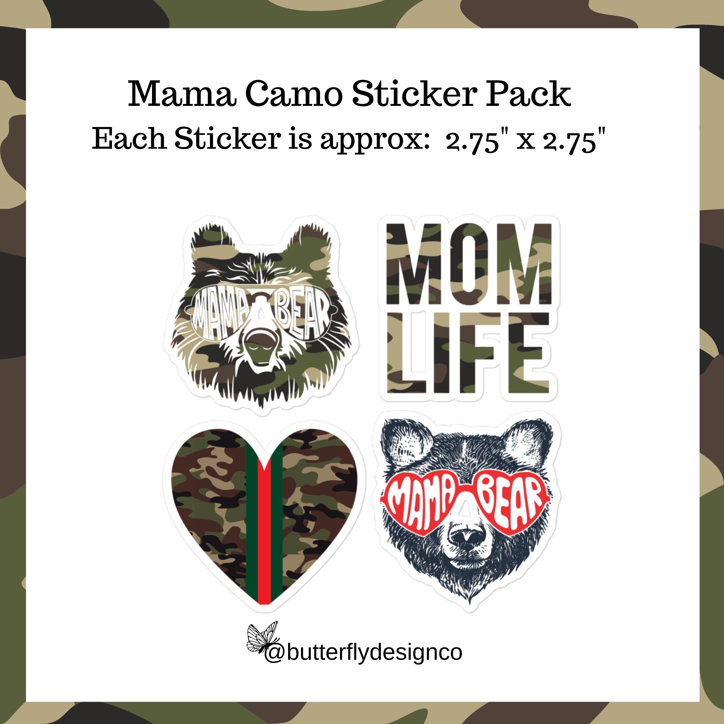 Stickers Mom Stickers Mama Bear Mom Life Stickers - Etsy