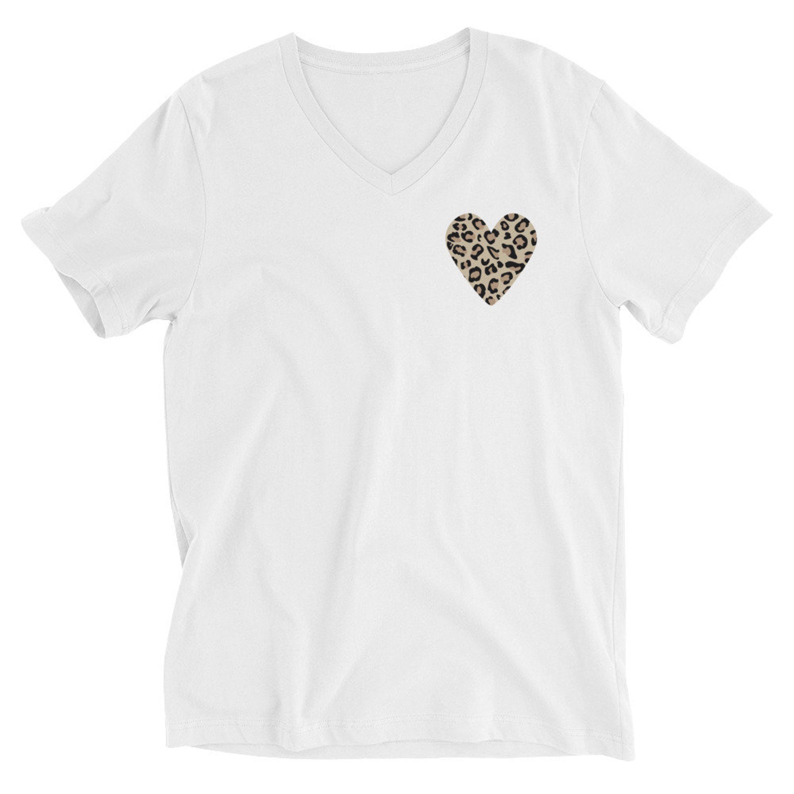 Leopard Heart V neck Shirt Leopard Heart Shirt Leopard Etsy leopard-heart-v-neck-shirt-leopard-heart-shirt-leopard-etsy