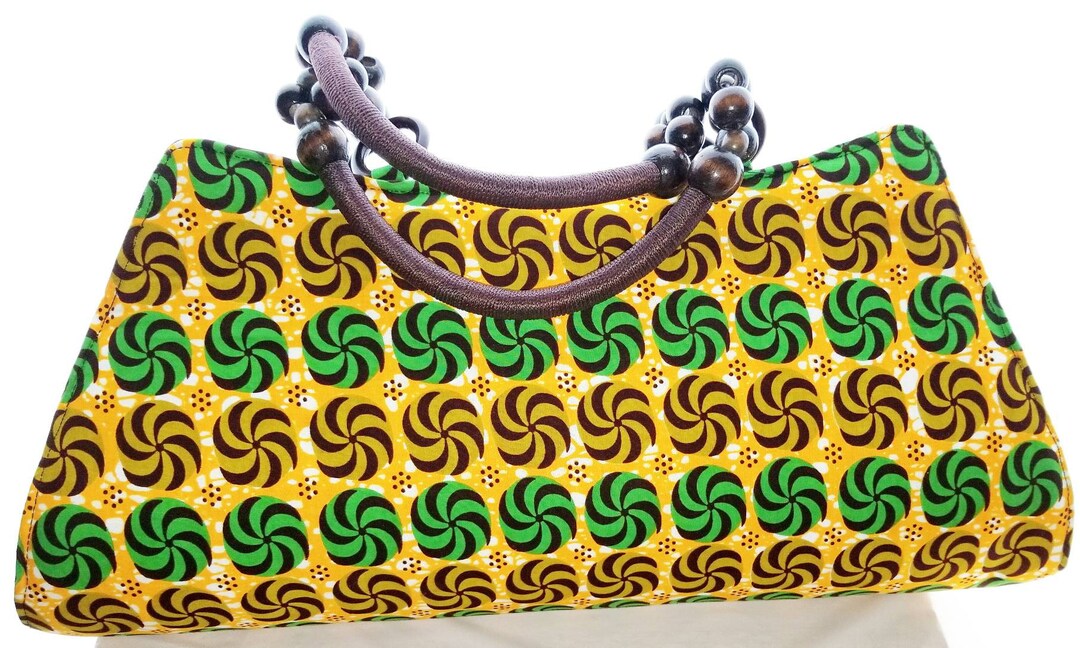 African Leather Purse Handbag - Etsy