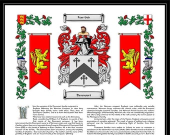 Family crest design | Etsy