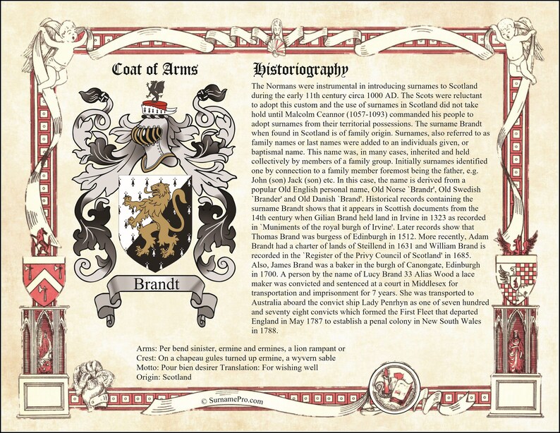 Family Name Origin Records Reproduced in the Style of Early - Etsy