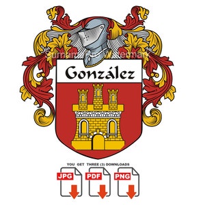 Personalized Family Crest Coat of Arms: Custom Digital Download (JPG ...