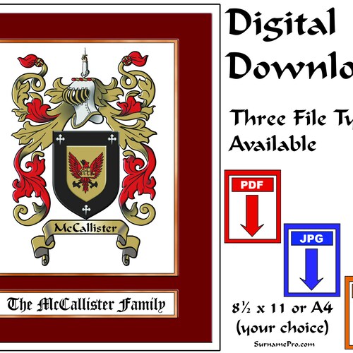 Rhodes Family Crest Digital Download Rhodes Coat of Arms - Etsy
