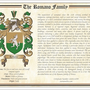 Family Name Origin Crest & Coat of Arms: Surname History (PDF Download ...