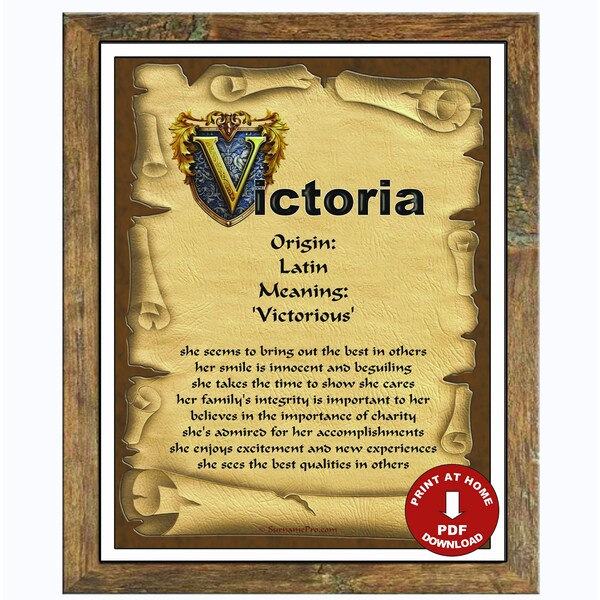 Name Origin Print - Etsy