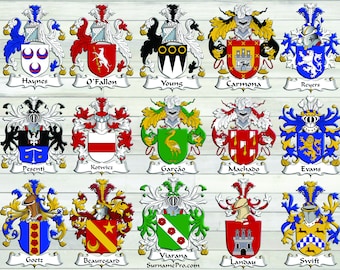 Family Coat of Arms | Etsy