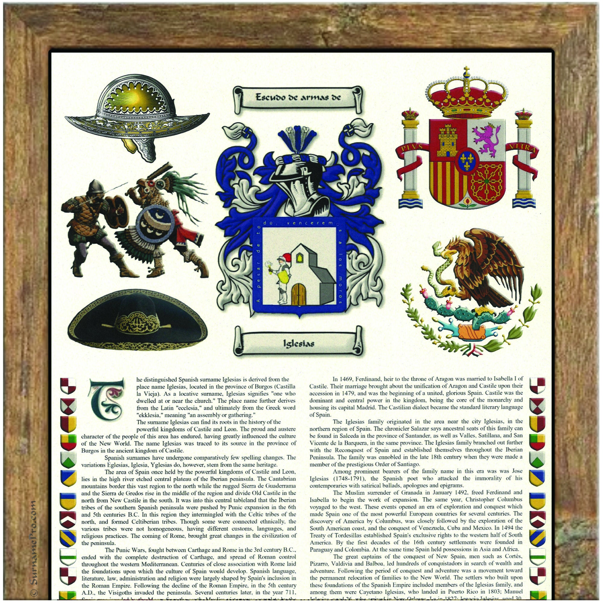 Spanish Family Crest