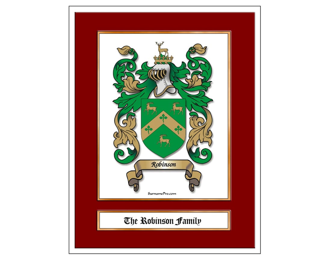 Custom Family Crest Coat of Arms Print (digital Download) - Etsy