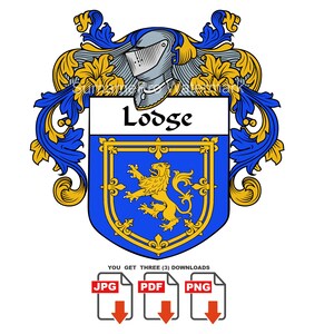 Personalized Family Crest Coat of Arms: Custom Digital Download (JPG ...