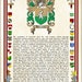 Custom Family Crest & Coat of Arms Scroll: Surname History Print (11x17 ...