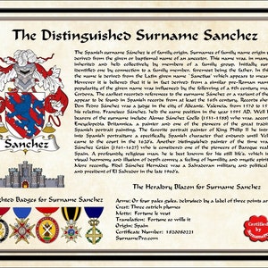 Family Crest Coat of Arms Print: Surname History & Heraldry - Etsy