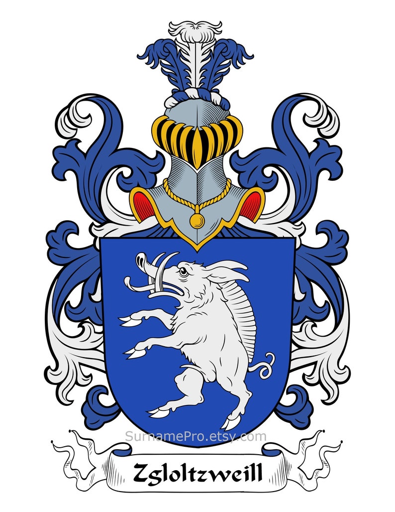 Personalized Family Coat of Arms: Custom Heraldry Crest (PDF, JPG, PNG ...