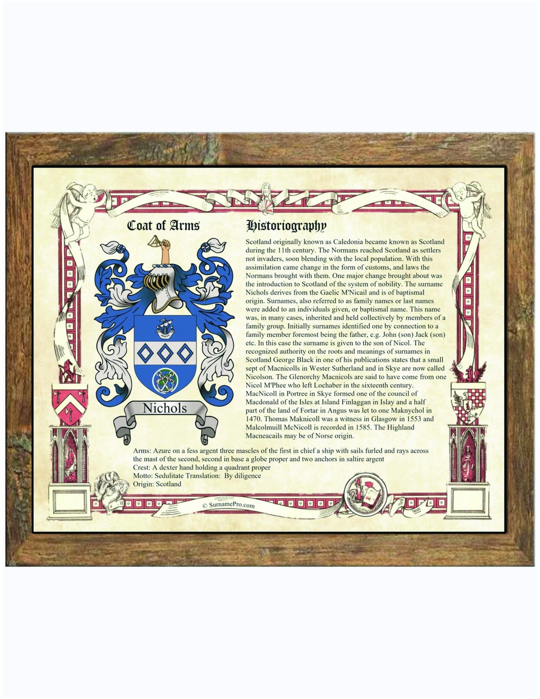 Family Name Origin Records Reproduced In The Style Of Early Etsy Family Name Origin Records Reproduced In The Style Of Early Etsy